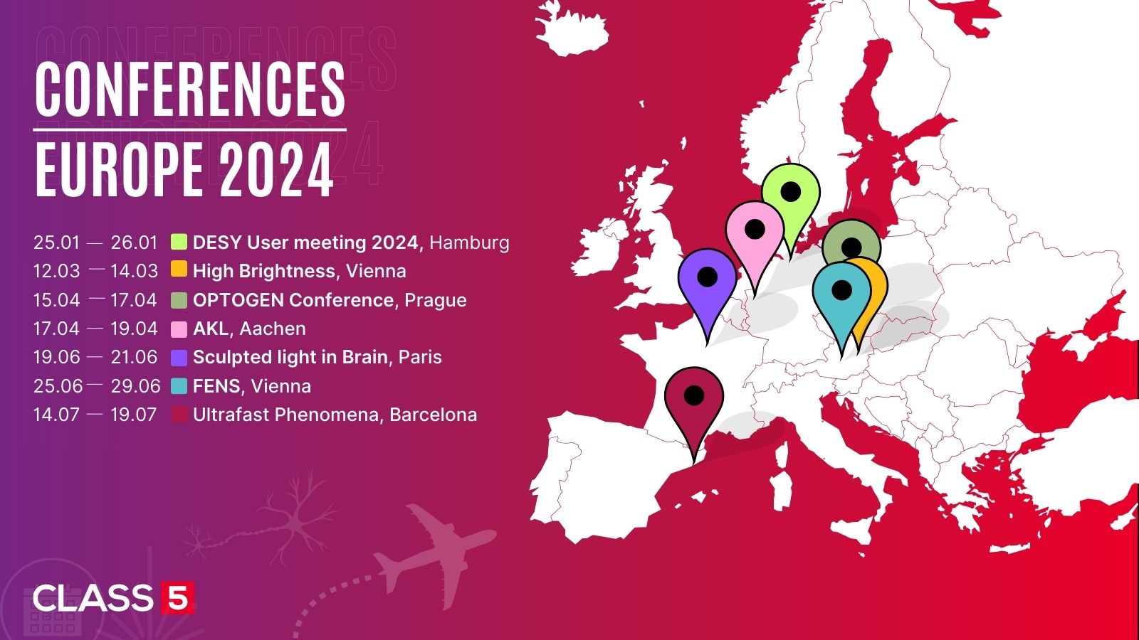 Class 5 Conferences Tour 2024 - Class 5 Photonics