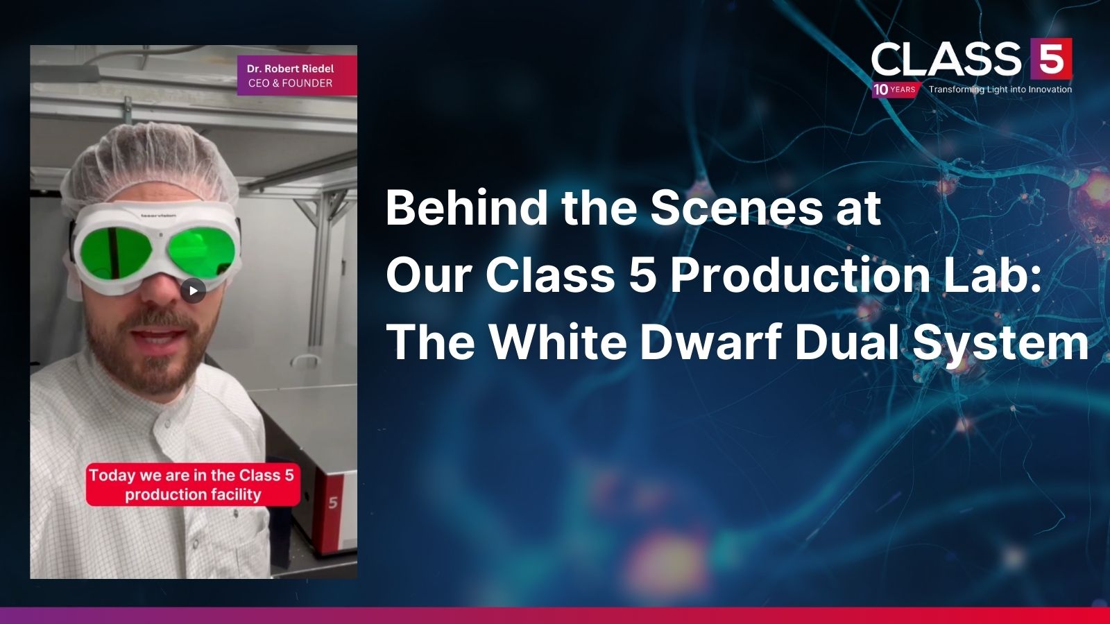 Behind the Scenes at Our Class 5 Production Lab: The White Dwarf Dual ...
